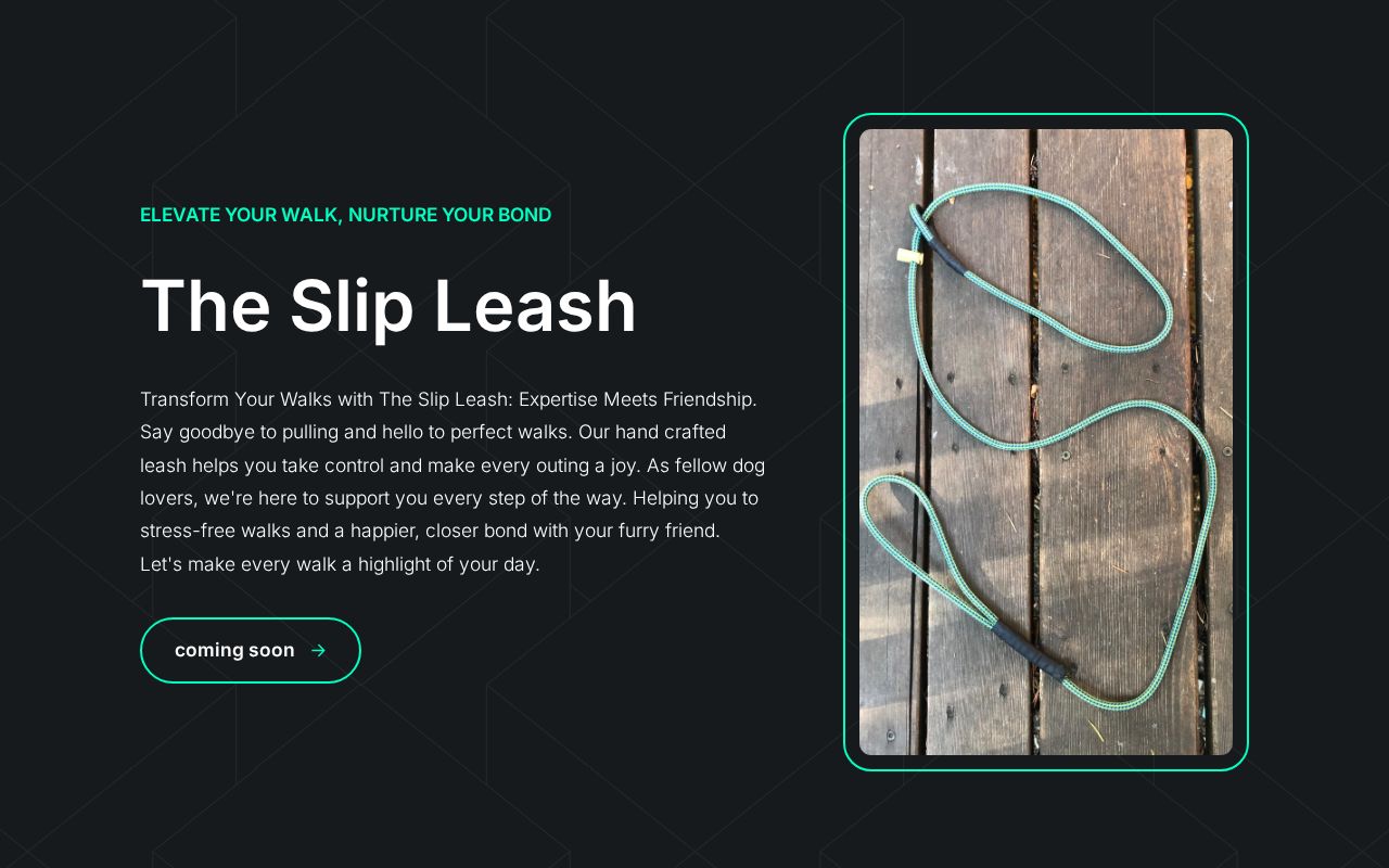The Slip Leash - Premium Dog Training Slip Leashes